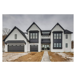 Modern Rustic Villa - Farmhouse - Exterior - Minneapolis - by Style ...