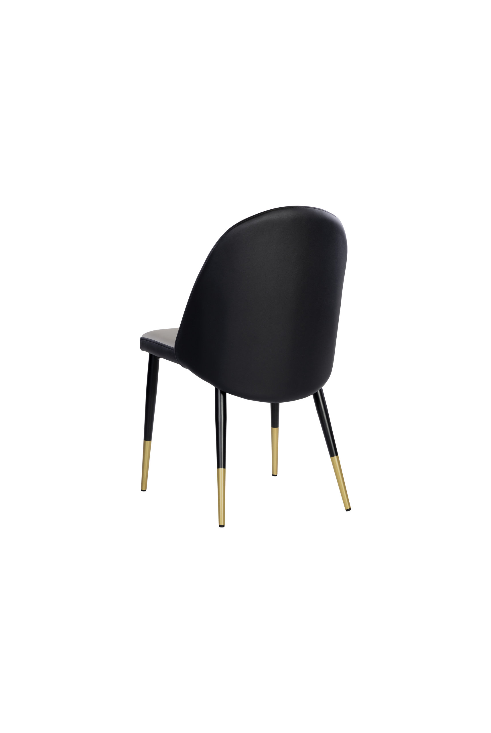 Kline Dining Chair Dillon Stratus/Dillon Black, Taupe - Midcentury ...