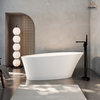 65in Solid Surface Freestanding Bathtub in Matte White - Contemporary ...