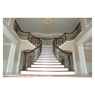 Double Radius Flare - Traditional - Staircase - DC Metro - by Choice ...