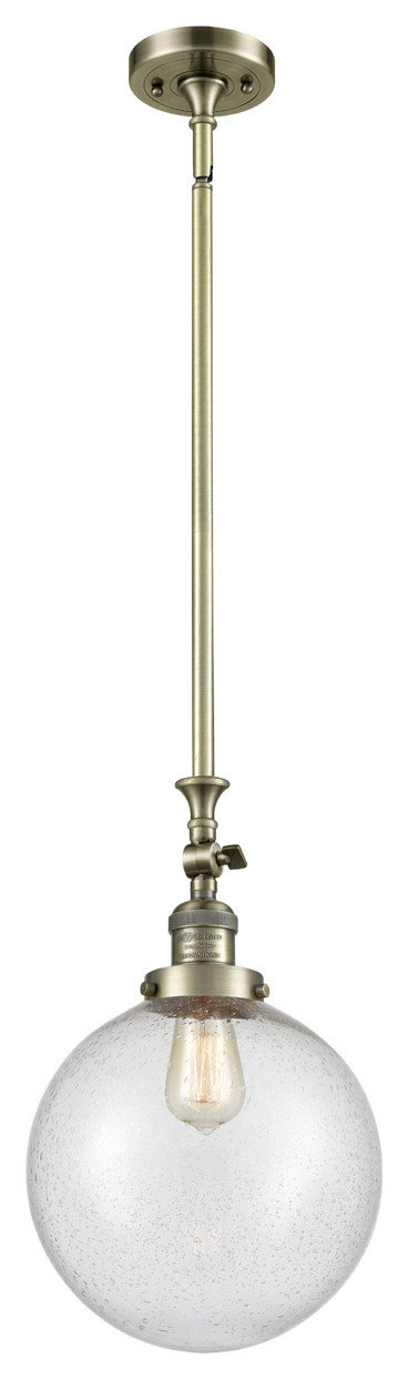 Franklin Restoration X-Large Beacon 1 Light Mini Pendant in Antique ...