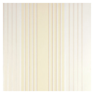 Vickie Light Yellow Stripe Wallpaper, Sample - Contemporary - Wallpaper ...