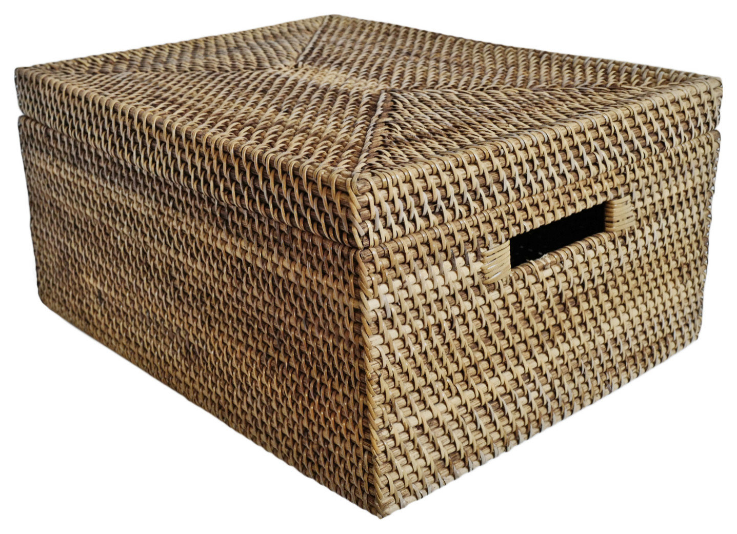 Rattan Storage Box - Tropical - Decorative Boxes - by Design Mix ...