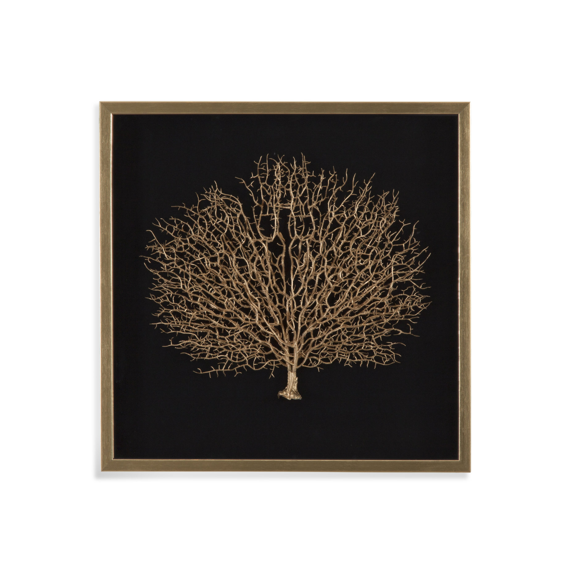 Silhouette Wall Art - Gold - Contemporary - Wall Accents - by Bassett ...