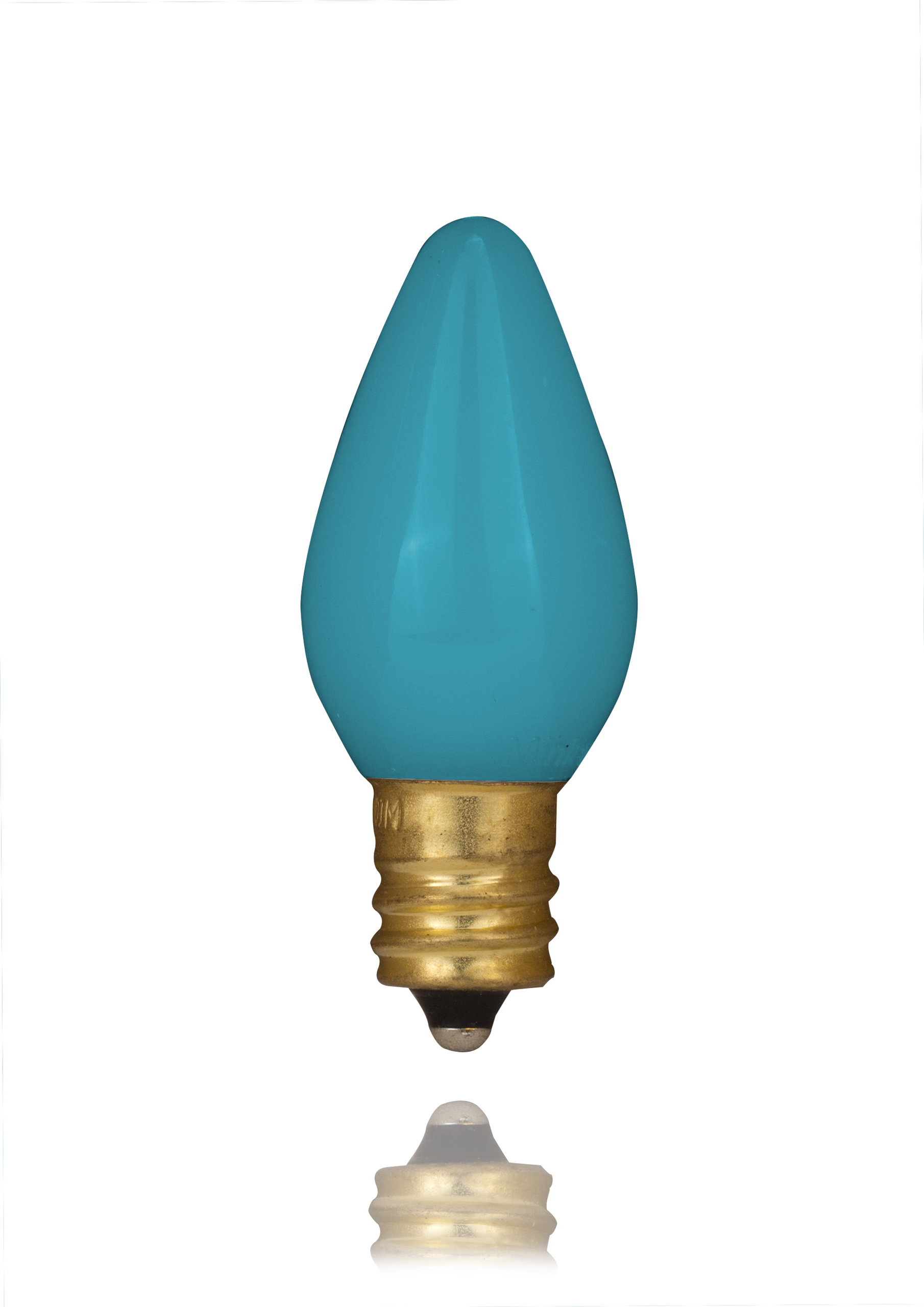 C7 Teal Frosted Dimmable SMD LED Retrofit Bulb - Contemporary - Led ...