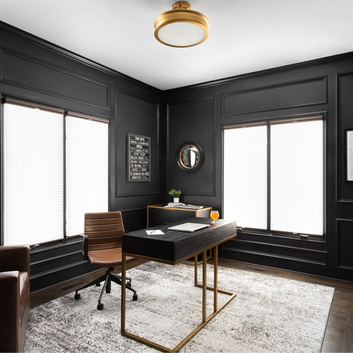 75 Wainscoting Home Office Ideas You'll Love - June, 2025 | Houzz