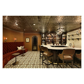 Chic Chateau - Classique - Bar de Salon - Chicago - par A. Perry Homes ...