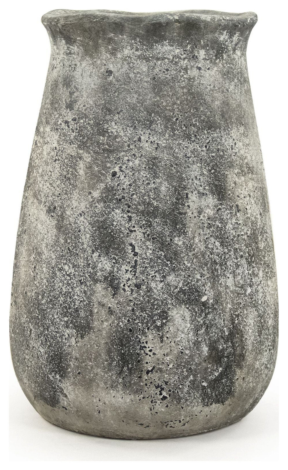 Distressed Grey Vase - Farmhouse - Vases - by Hudson Home Decor | Houzz