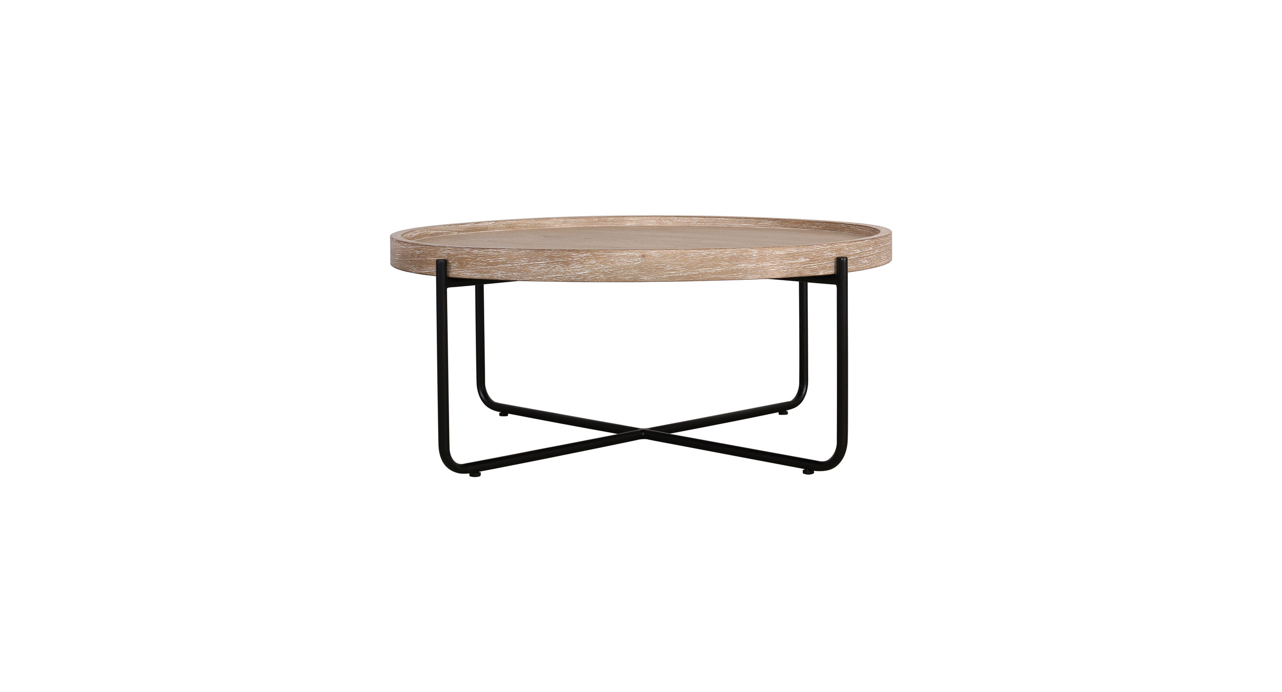 Oliver Round Coffee Table Natural - Farmhouse - Coffee Tables - by ...