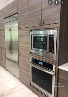 How to get this flush installation look?