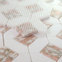 Eclipse Rose 12 x 12 - Contemporary - Mosaic Tile - by Fancy Tiles and ...