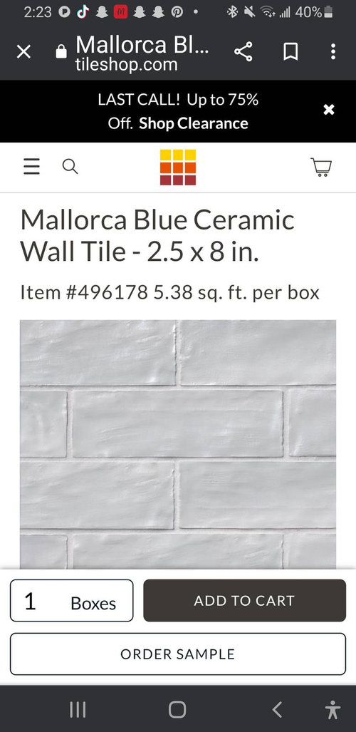 Metallic tiles bathroom