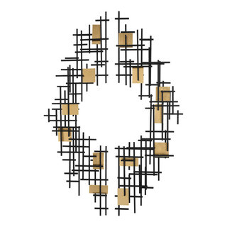 Uttermost Reflection Metal Grid Wall Decor, 2-Piece Set - Contemporary ...