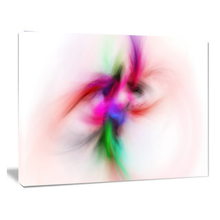Colorful Electromagnetic Field, Abstract Wall Art Canvas, 60"x40"x1.5 ...