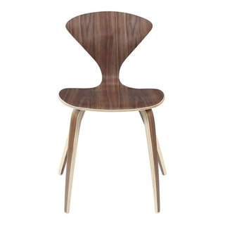 Vortex Dining Side Chair, Dark Walnut - Midcentury - Dining Chairs - by ...