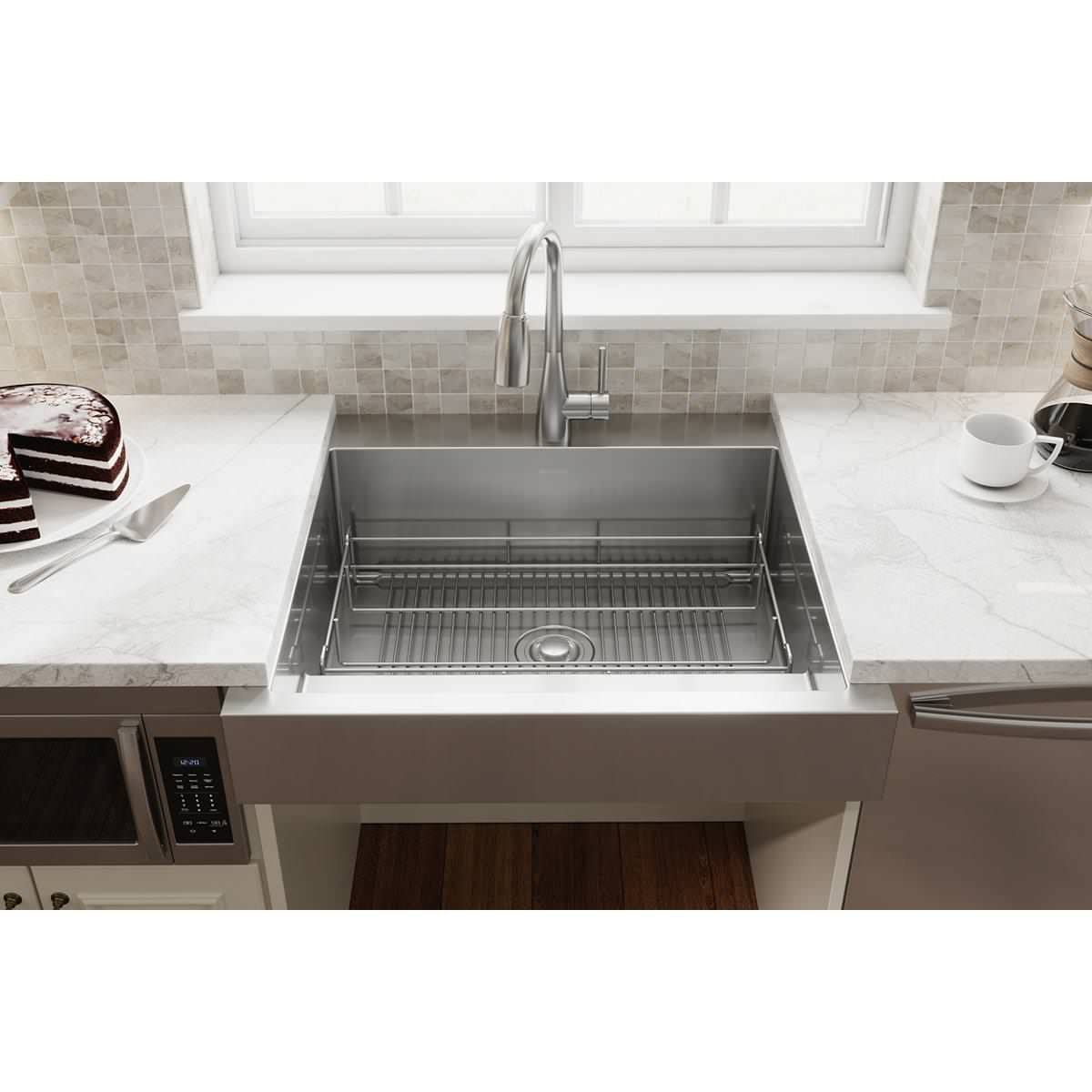 Elkay Dart Canyon Reversible Sink Bottom Grid Stainless Steel ...