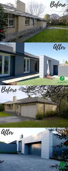 70's brick house external makeover | Houzz AU