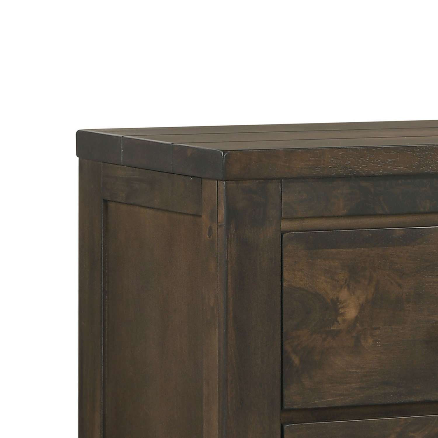 Benzara BM218111 2 Drawer Transitional Nightstand with Texture Details ...
