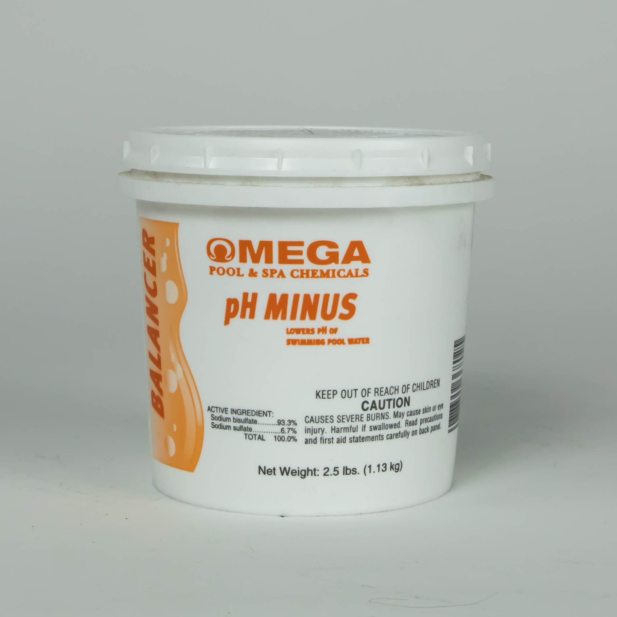 2.5 Lb - Omega pH Minus Reducer for Swimming Pools - Pool Chemicals And ...