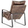Dark Brown Lounge Chair, Eleonora Lex - Industrial - Armchairs And ...