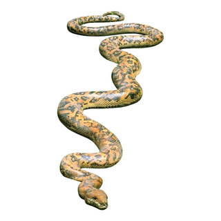 Giant Burmese Python Statue - Tropical - Garden Statues And Yard Art ...