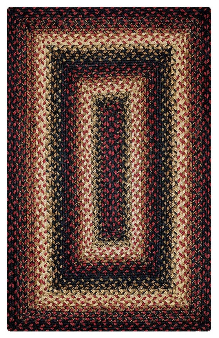 Homespice Decor Prescott Jute Braided Rug (Rectangle), 5' x 8 ...