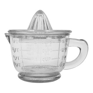 Clear Pressed Glass Juicer (Set of 2 Pieces) - Contemporary - Juicers ...