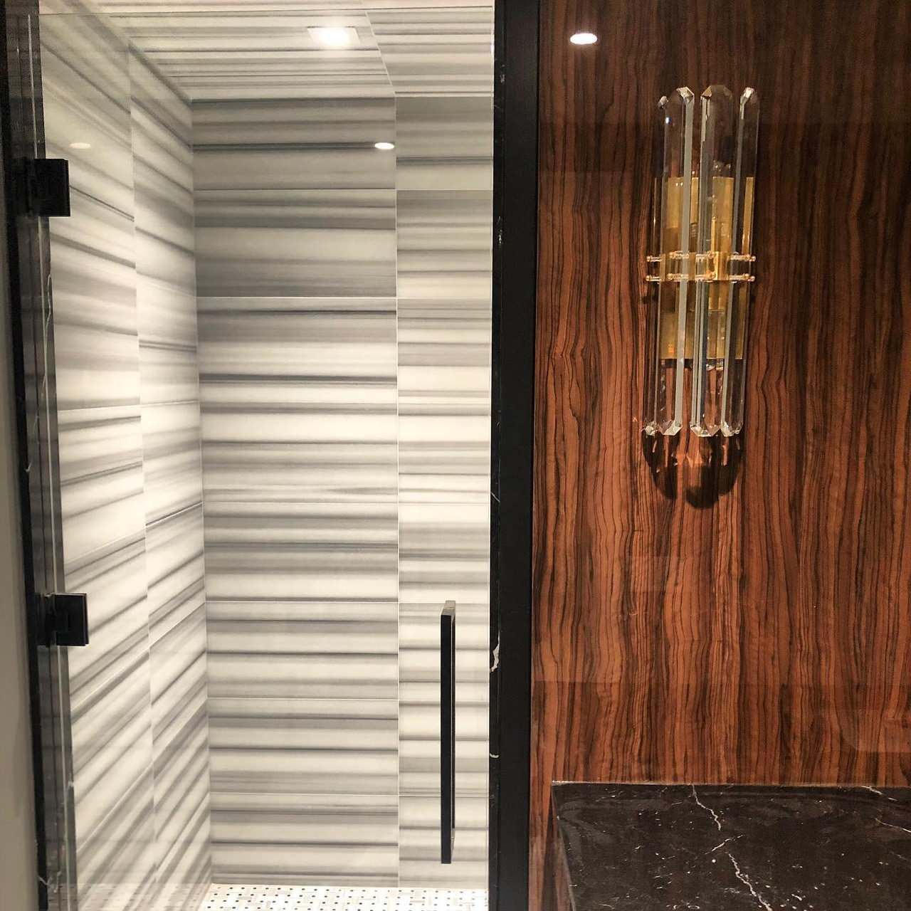 Bonnington Wall Sconce, 2-Light, Hand-Rubbed Antique Brass, Crystal, 22 ...