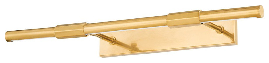 Melbourne LED Picture Light in Aged Brass - Transitional - Display And ...