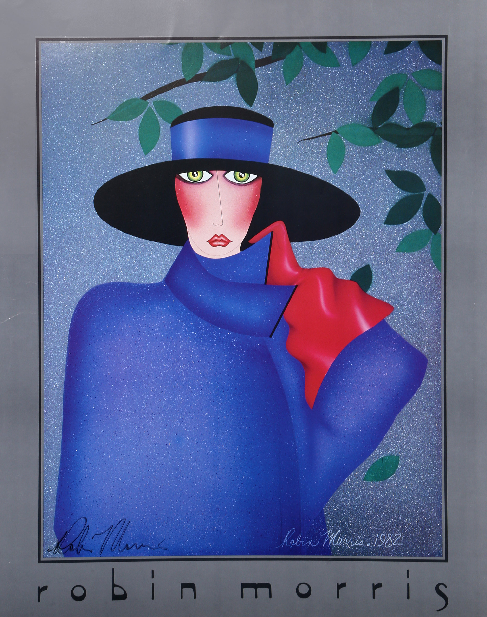 Blue Hat, Robin Morris, 24x30 - Contemporary - Prints And Posters - by ...