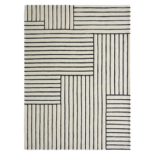 Arctica Area Rug, Off-White and Black - Contemporary - Area Rugs - by ...