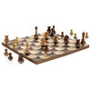 Wobble Chess Set, Walnut - Transitional - Board Games And Card Games ...