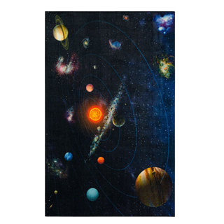 Solar System Area Rug, 3' 4" x 5' - Contemporary - Kids Rugs - by ...