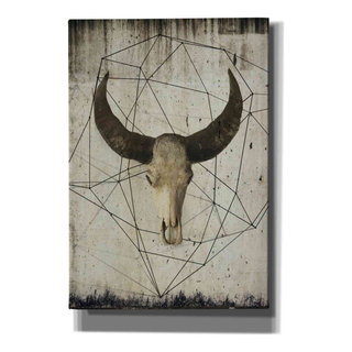 Epic Graffiti 'Buffalo Skull' by Irena Orlov, Giclee Canvas Wall Art ...
