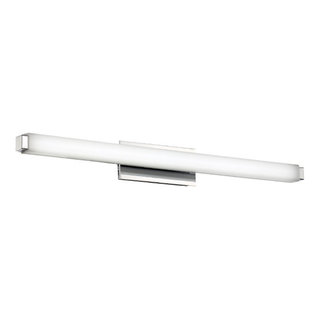 Mini Vogue 24" LED Bathroom Vanity and Wall-Light 2700K, Chrome, 24 ...