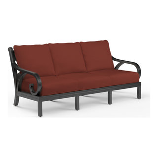 Monterey Canvas Henna Weather Resistance Outdoor Sofa - Contemporary ...