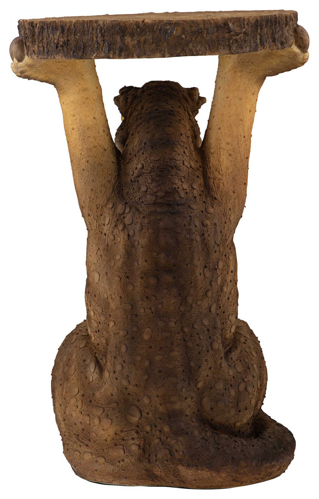 Design Toscano T-Rex Dinosaur Side Table - Rustic - Outdoor Side Tables ...