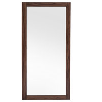 Modrest Amberlie Modern Walnut Floor Mirror - Transitional - Floor ...