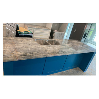 Ijen Blue Quartzite Kitchen Countertops - September 2022 - Kitchen ...