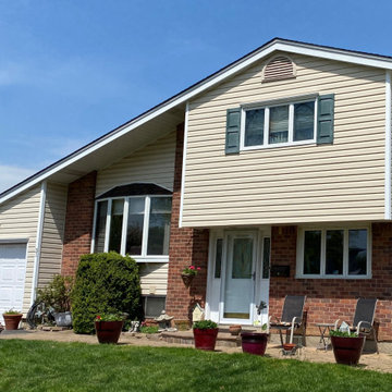 Almond Vinyl Windows Exterior - Photos & Ideas | Houzz