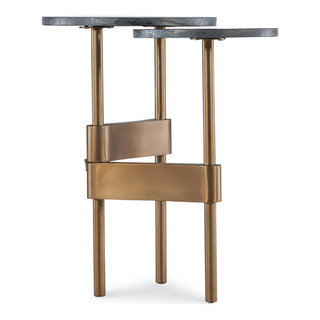 Black Marble Side Table - Contemporary - Side Tables And End Tables ...