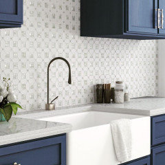 Backsplash ideas for kitchen with River Blue/Fantasy Blue countertops?