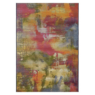 Unique Loom Azera Outdoor Rug, 4'x6' - Contemporary - Outdoor Rugs - by ...