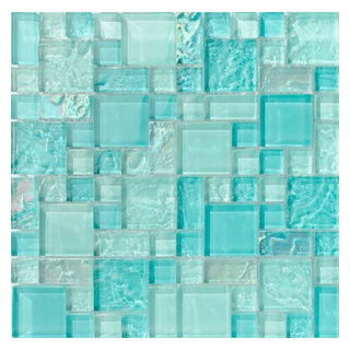 Pool Tile Bahamas Aqua - Contemporary - Mosaic Tile - by Tiles and Deco ...