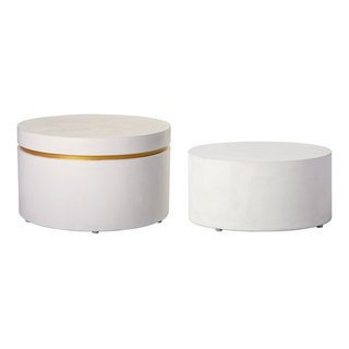 Serendipity Ring Accent Table Set - Contemporary - Outdoor Side Tables ...