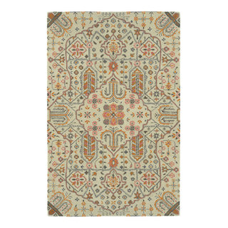 Kaleen Helena Collection Ivory Pink Area Rug 8'x10' - Mediterranean ...
