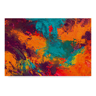 Jace D. Mctier 'Creation of America' Canvas Art, 47"x30" - Contemporary ...