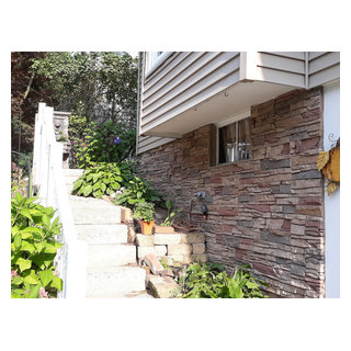 DIY Faux Stone Home Siding with Desert Sunrise Stacked Stone - Exterior ...