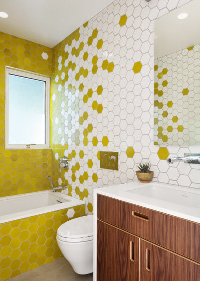 3 New Bathrooms With a Shower-Tub Combo in 56 Square Feet or Less