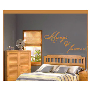Always And Vinyl Wall Decal lo036alwaysvi, 10 in. - Contemporary - Wall ...